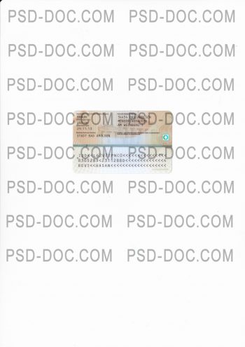 Germany ID card front + back - PSD Store