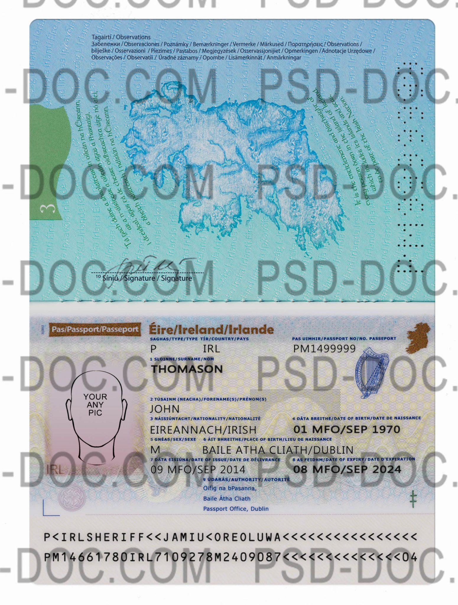 Passport Ireland - PSD Store