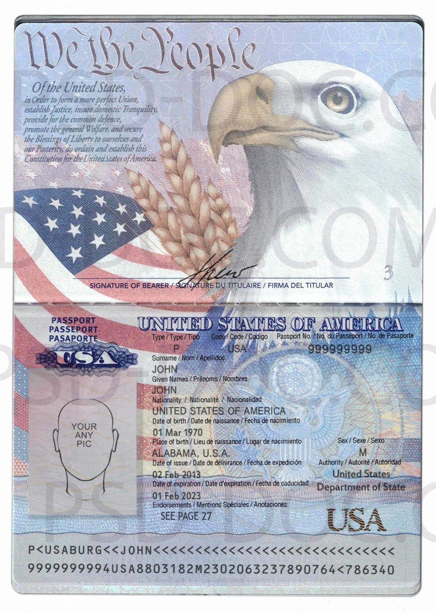 Passport USA - PSD Store