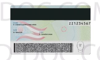 USA Ohio Driver License front back sides - PSD Store