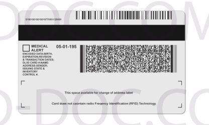 USA Michigan Driver License front back sides - PSD Store